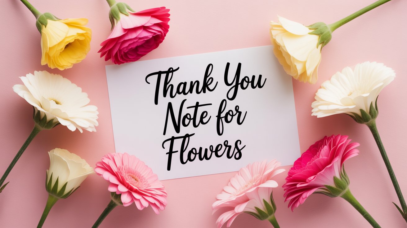 108 Thank You Note for Flowers – Beautiful Message Ideas
